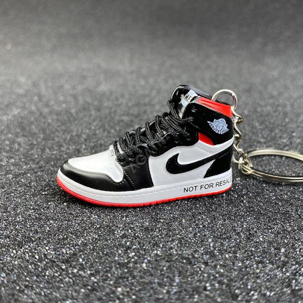 jordan 1 keychain, mini jordan shoes, air jordan keychain 3d