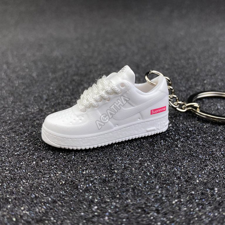 3D sneaker keychain wholesale mini shoe Nike Air Force 1 Low Supreme ...