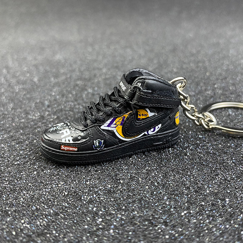 3D sneaker keychain wholesale mini shoe Nike Air Force 1 Mid Supreme ...