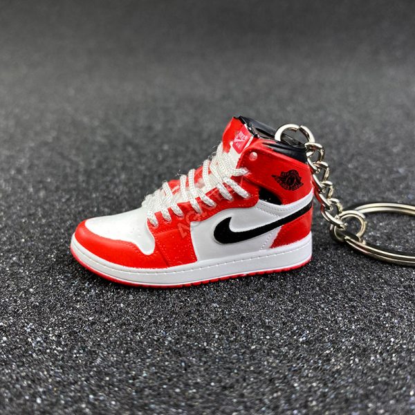 sneaker keychain jordan basketball shoes, mini shoe keychains box