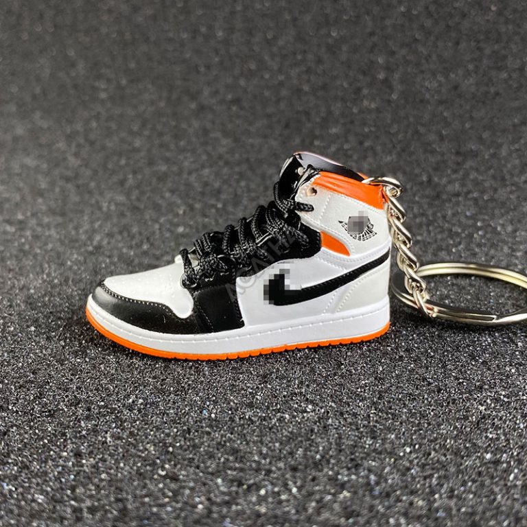 sneaker keychain jordan basketball shoes, mini shoe keychains box