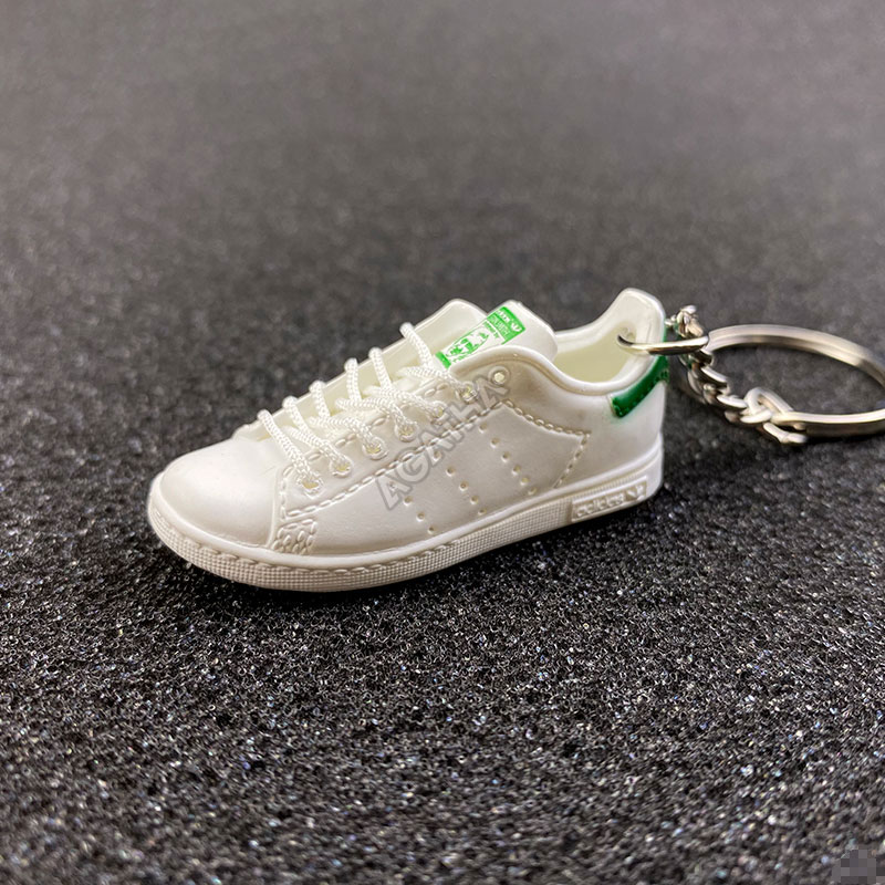 3D sneaker keychain wholesale mini shoe adidas Stan Smith White Green ...
