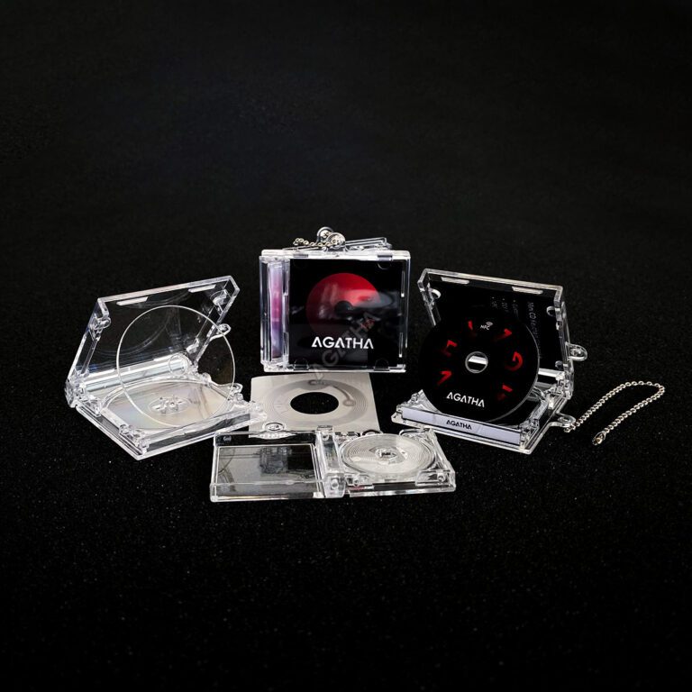 Mini CD Case Keychain Blank